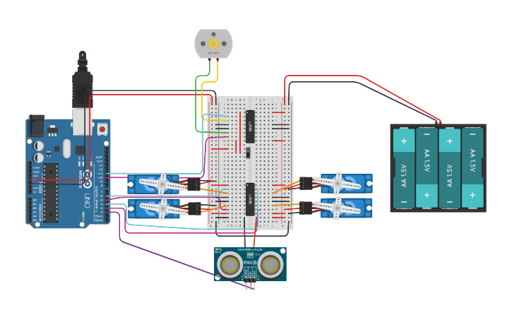 Circuit design MAE 3780 Individual Project Plan, Fall 2021 | Tinkercad