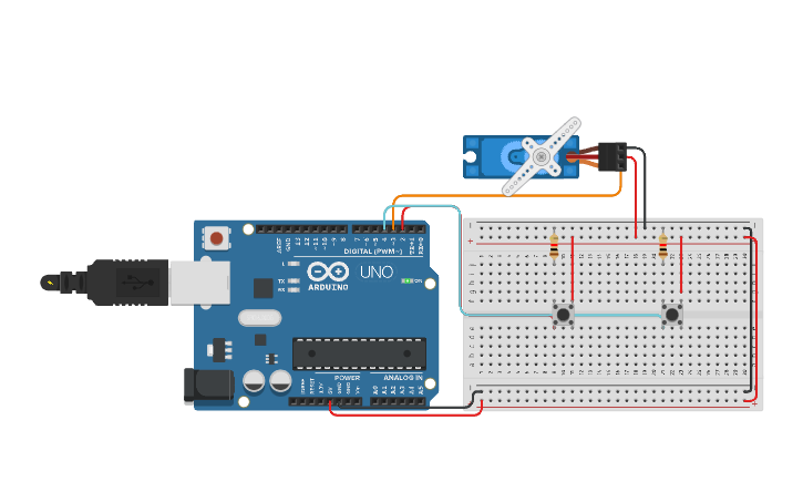 Circuit design COMP 1045 Lab 10 - Level 2 - Tinkercad