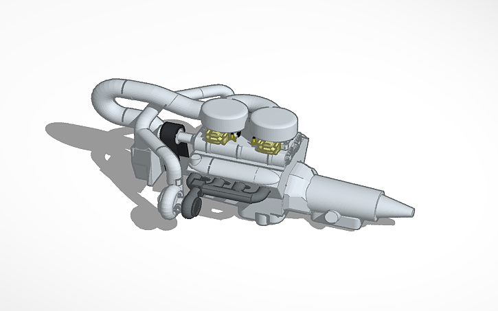3D design joker mobile engine - Tinkercad