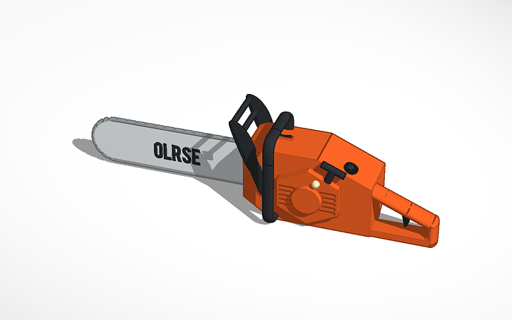 3D design Chainsaw - Tinkercad
