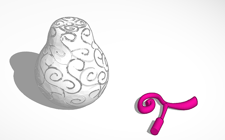 3d Design String String Fruit Tinkercad