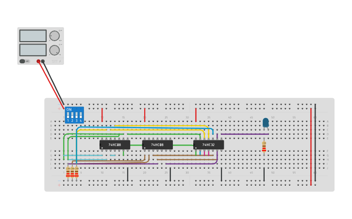 Circuit design sip - Tinkercad