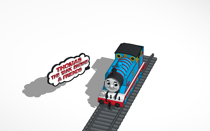 3D design Thomas The Tank Engine and Friends photo - Tinkercad