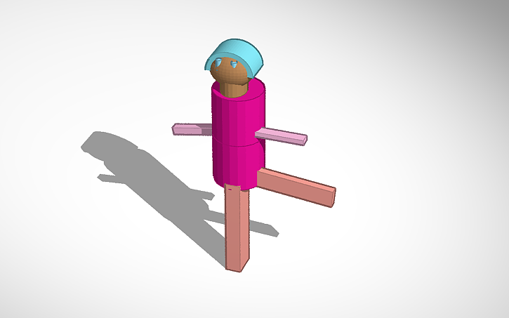 3D design a dancer - Tinkercad