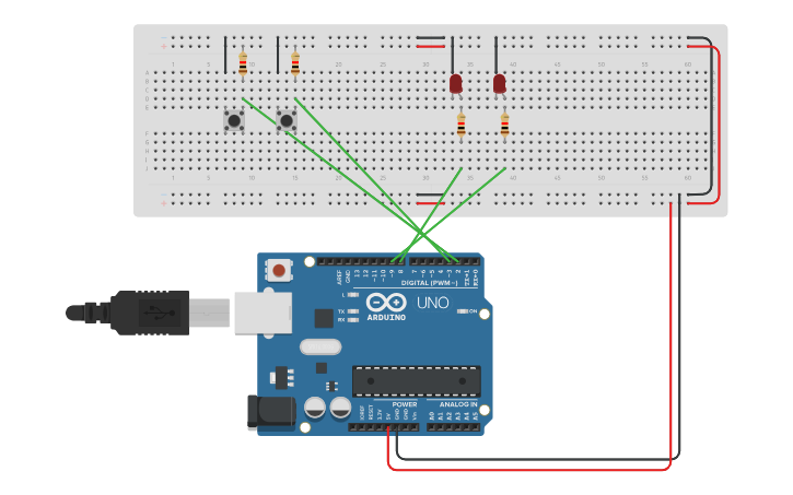 Circuit design Ex 5.1 Polling - Tinkercad