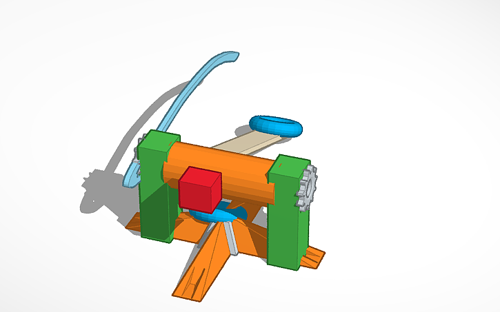 3D design catapulte - Tinkercad