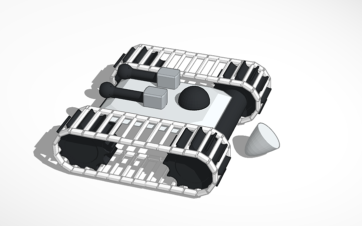 3D design tank - Tinkercad