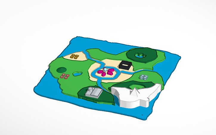 3D design fortnite map - Tinkercad