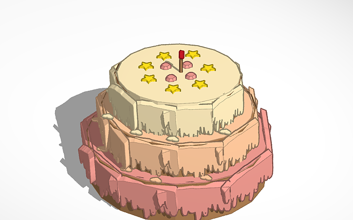 3D design My cake entry for Kittymoon(BBCM)'s contest | Tinkercad