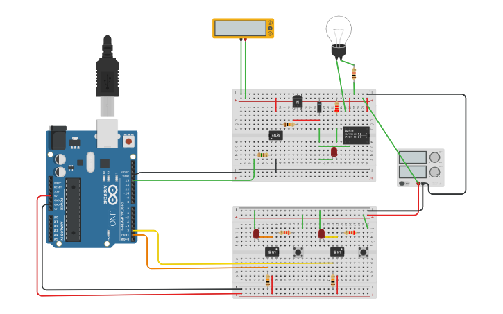 Circuit design Optoacoplador-LucasFernando | Tinkercad