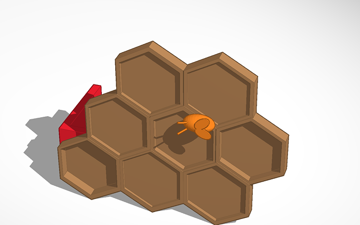 3D design HoneyComb Paper Towel Holder | Tinkercad
