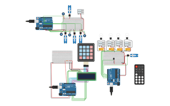 Circuit design Empresa de Paneles Solares - Tinkercad