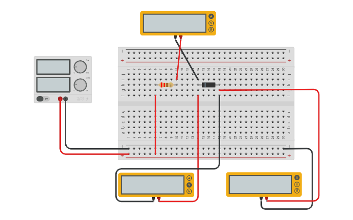 Circuit design Diode zener | Tinkercad