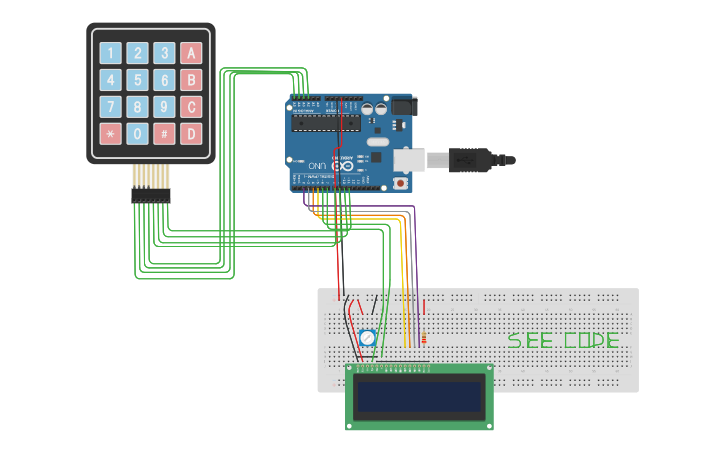 Circuit design Minecraft for Arduino V0.1 - Tinkercad