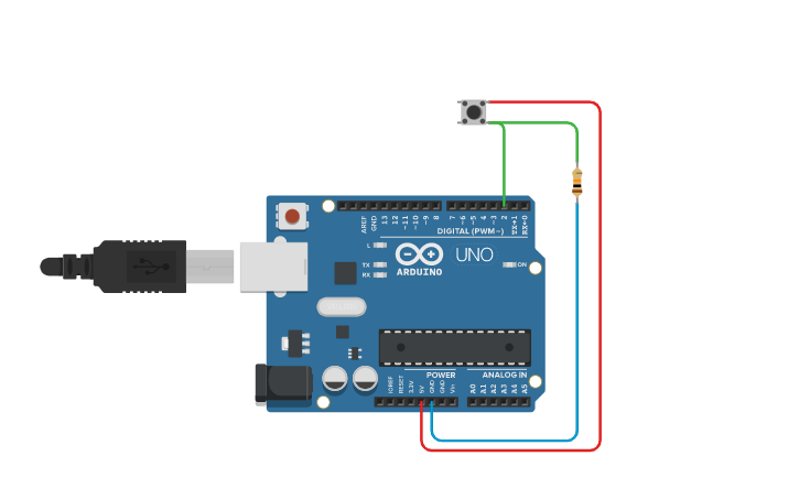 Circuit Design Interrupt Falling Tinkercad