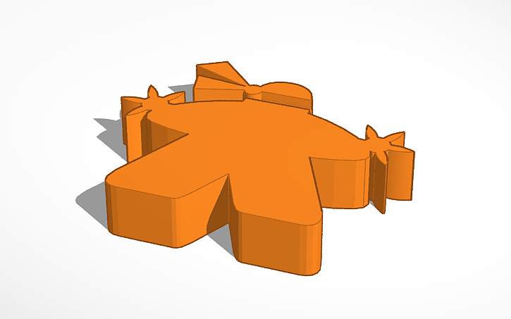 3D design Ninja Meeple | Tinkercad