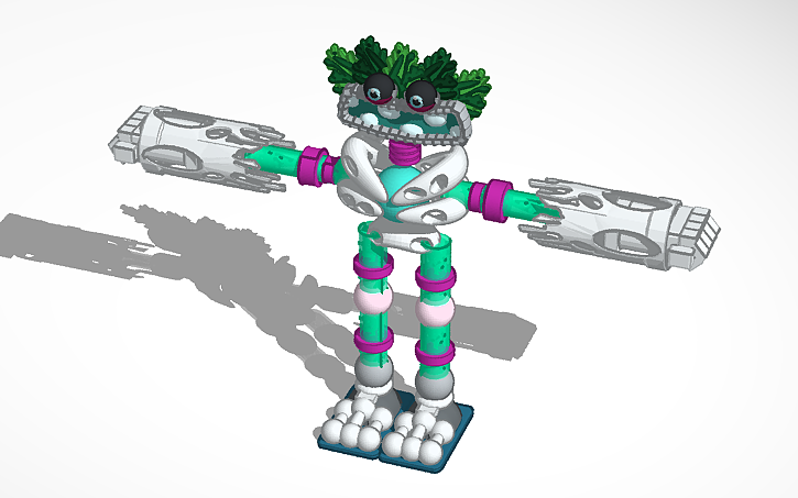 3D design Bone epic Wubbox (T-pose) - Tinkercad