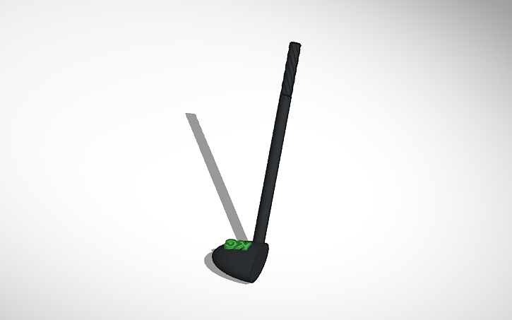 3D design golf club - Tinkercad