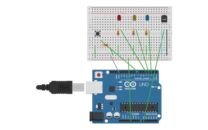 Circuit design Exp2. part2 | Tinkercad