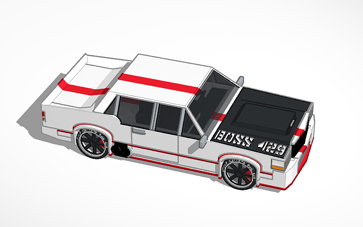 3D design Fordge Casiville BOSS 429 HEMI V8 - Tinkercad