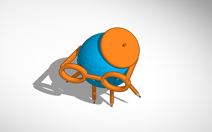 3D design Pencil Legs | Tinkercad