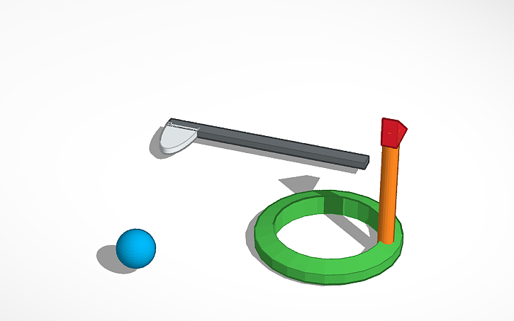 3D design Mini Mini Golf - Tinkercad