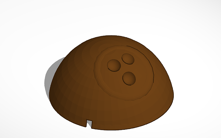 3D design coconut shell | Tinkercad