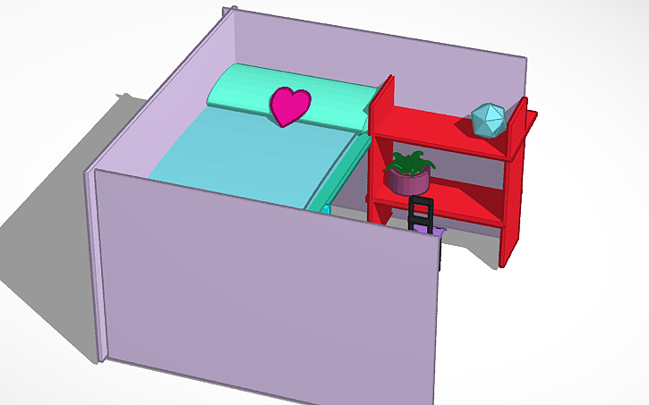 3D design my dream room | Tinkercad