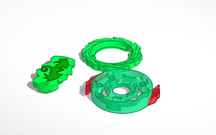 3D design dragon bey - Tinkercad