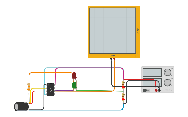 Circuit design Osciloscópio esquema - Tinkercad