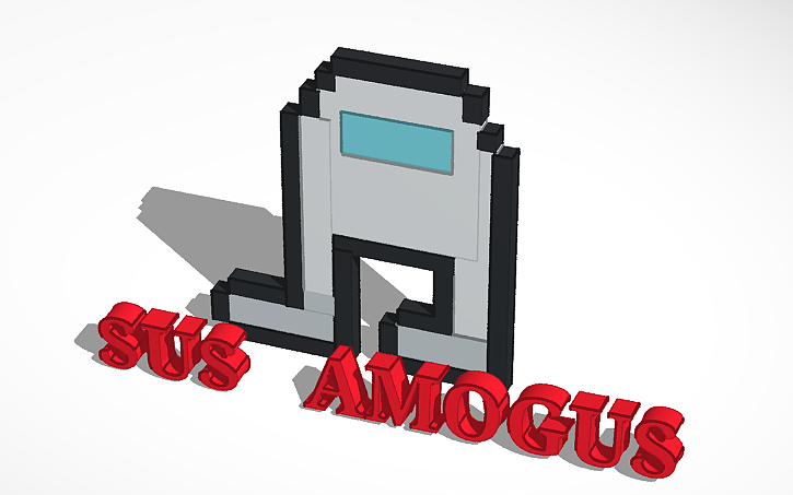 3D design Amogus | Tinkercad