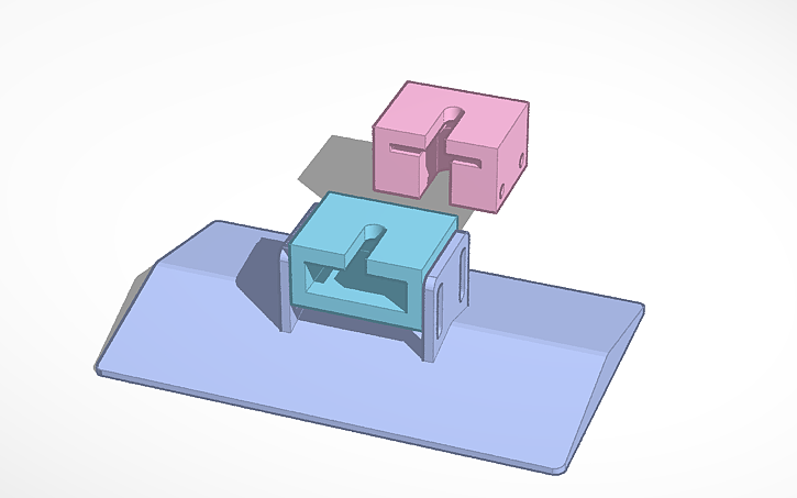 3D design Creality Halot One Magnetic Build Plate with Blocks_v1.1 ...
