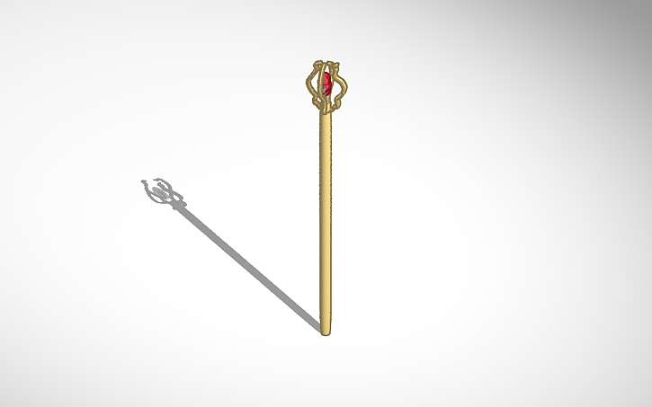 3D design D&D Staff | Tinkercad