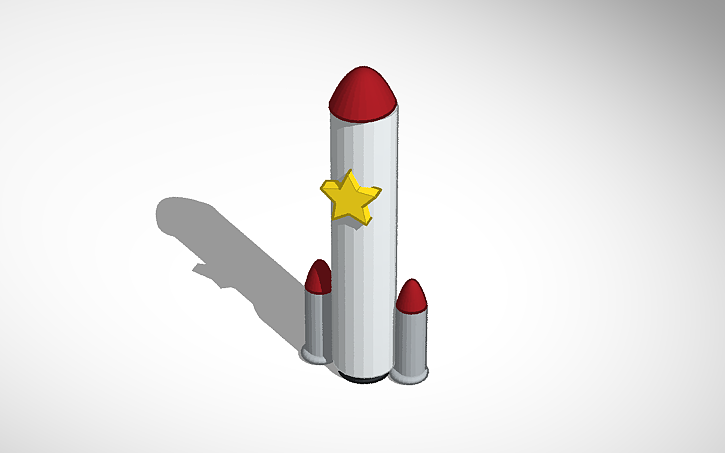 3d Design Rocket Launch Tinkercad