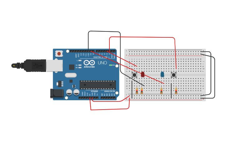 Circuit design Assignment 5 Level 2 - Tinkercad