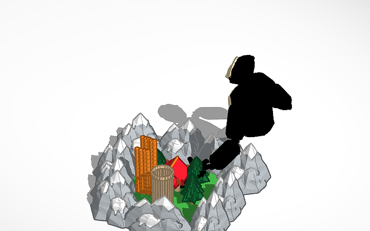 3D design Gorilla Tag Forest - Tinkercad