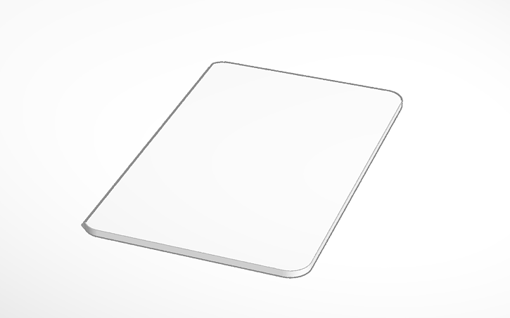 3D design Card RFID - Tinkercad