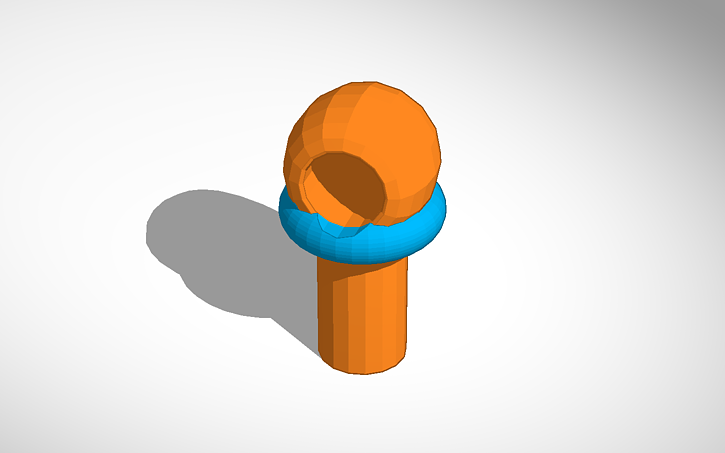 3D design Knob insert loop | Tinkercad
