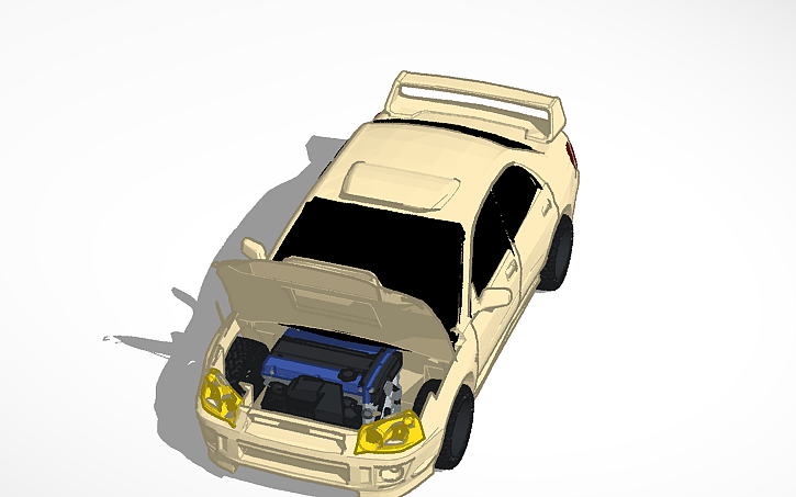 3D design 2004 Subaru Impreza (With Mitsubishi engine) (Detailed Scan ...