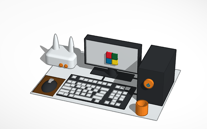 3D design computer - Tinkercad