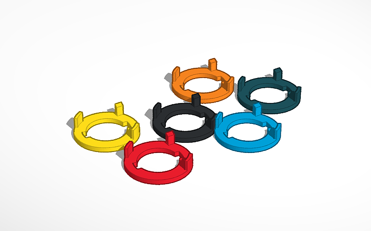 3D design Beyblade Burst level chip - Tinkercad
