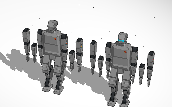3D design New Hamilton Manson Staff Bots | Tinkercad