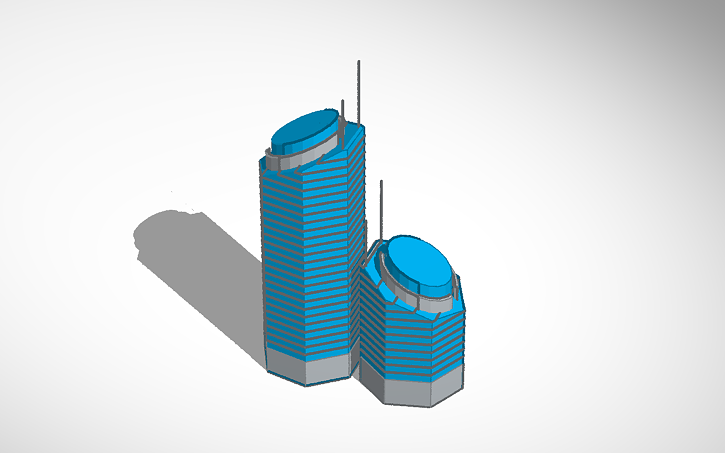 3D design Office Building 3 - Tinkercad