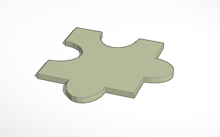 3D design puzzel basis ivon - Tinkercad
