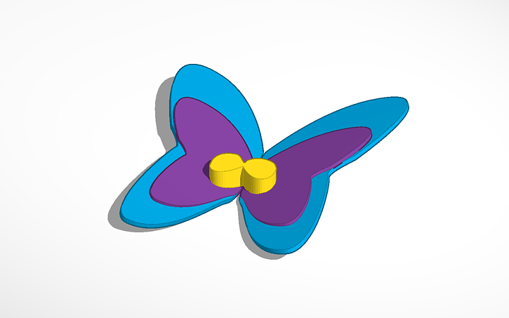 3D design Butterfly ...
