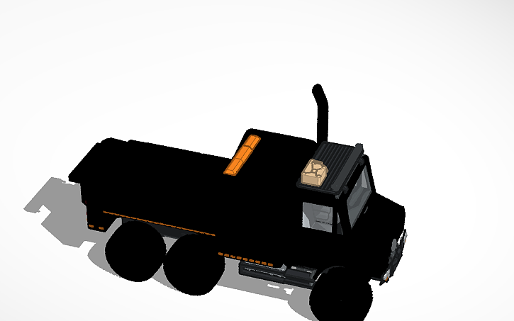 3D design mercedes unimog 6x6 camper - Tinkercad