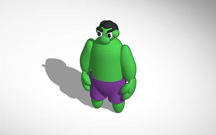 3D design Simpsons Hulk | Tinkercad