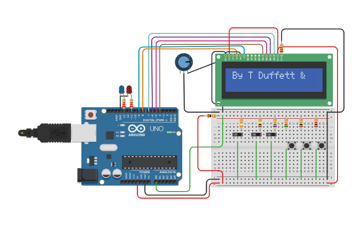 Circuit design Arduino based Ollie - Updated Model | Tinkercad