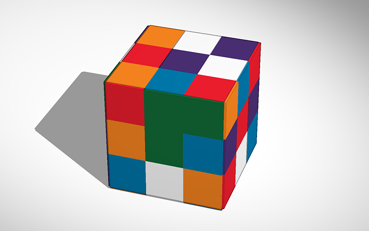 3D design Rubix cube | Tinkercad