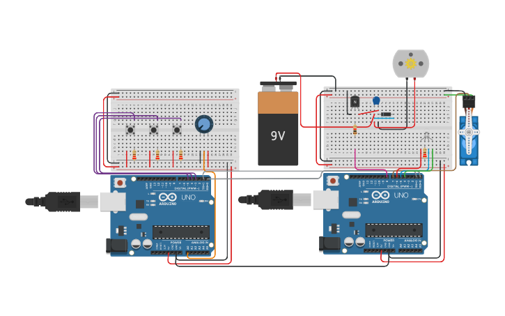 Circuit design USB Serial Communication - Tinkercad